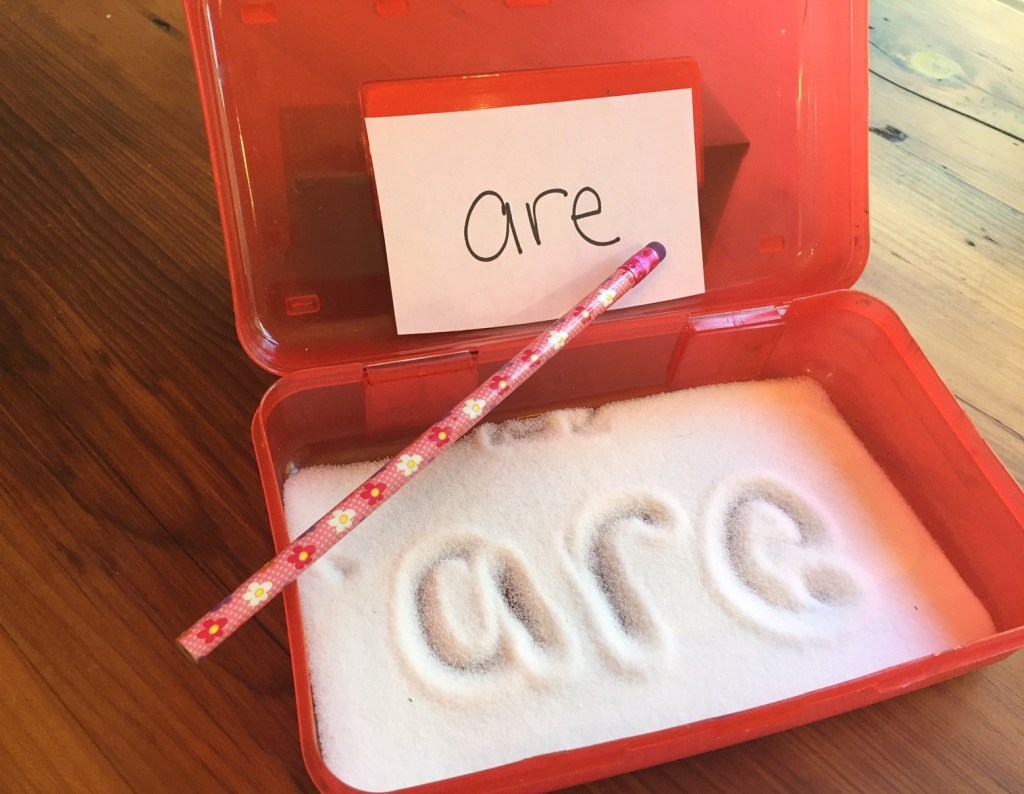 No More Flashcards ~ Sandbox Sight Words – Littlest Bookworms